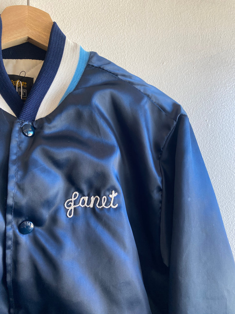 Vintage 1970/80’s embroidered RV Dealer Bomber Jacket – La Lovely Vintage